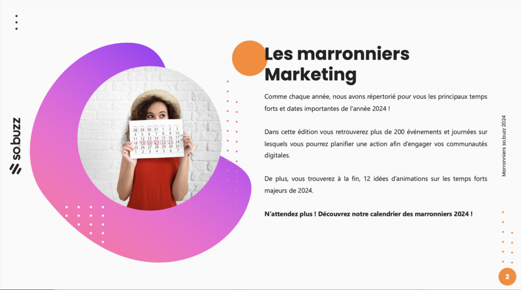Le Calendrier Marketing des Marronniers 2024 : découvrez toutes les ... Le Calendrier Marketing des Marronniers 2024 : découvrez toutes les ...